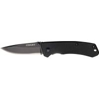 Coast LX225 Black Folding Knife with G10 Composite Handle — CampSaver