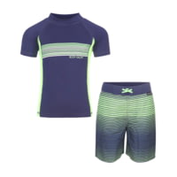 Body Glove Boys' Rash Guard & Swim Shorts Set - Blue & Green 216B577F ...