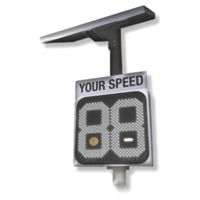 Decatur Electronics OnSite Pole Sign Solar Powered Radar — CampSaver