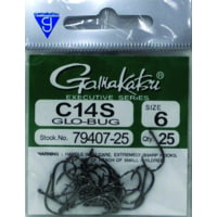 Gamakatsu Executive Series Glo Bug Fly Hook, Needle Point, Ringed Eye ...
