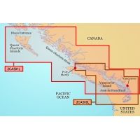 Garmin On The Water GPS Cartography BlueChart g2: Canada West Large Map ...