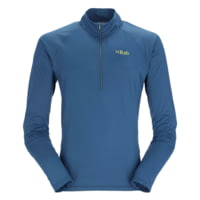 Rab Sonic Long Sleeve Zip - Mens, Nightfall Blue, Medium, — Mens ...