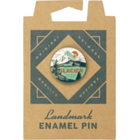 The Landmark Project Glacier National Park Enamel Pin — CampSaver