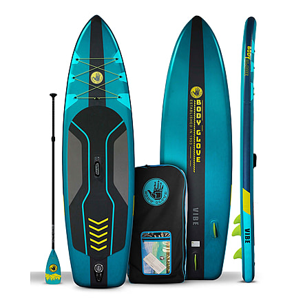 Aquapac Vibe 10'4 inflatable Paddle Board - Teal/Yellow 6F72D67C ...