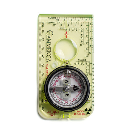 Cammenga Destinate Tritium Protractor Compass - Northern Hemisphere D3 ...
