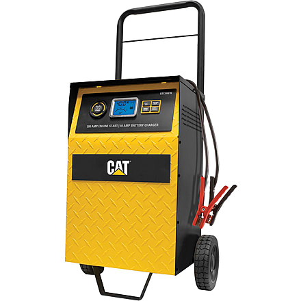 CAT 40 Amp Professional Rolling Battery Charger, 3 Amp Maintainer With ...