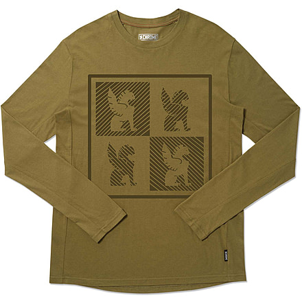 Chrome Industries Chrome Checkerboard Logo Tee LS 62856B95 — CampSaver