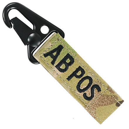 Condor Outdoor AB Positive Blood Type Key Chain 239AB+800 — CampSaver