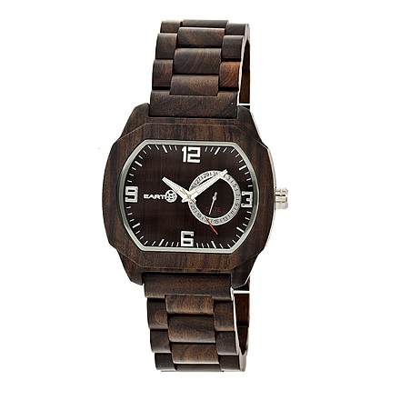Earth Wood Scaly Bracelet Watches w/Date — CampSaver