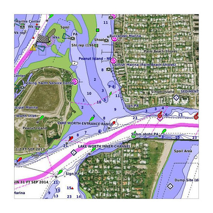 Garmin On The Water GPS Cartography BlueChart g2 Vision: Gulf of Mexico ...