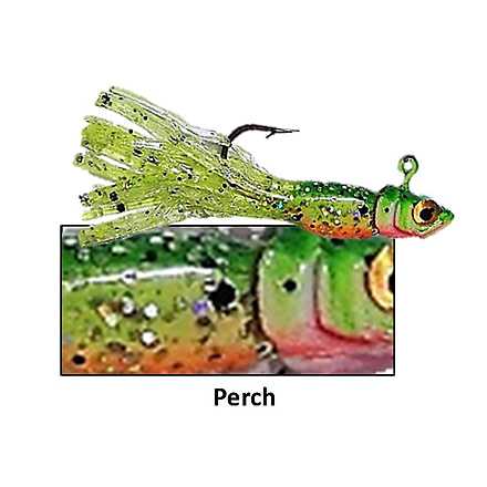 Gitzit Little Tough Guy Jig 1 1/2in, 1/16oz, Sz 6 Hook, Perch 2/Pack ...
