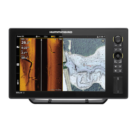 Humminbird SOLIX 12 CHIRP MEGA SI Fishfinder/GPS Combo G2 w/Transom ...