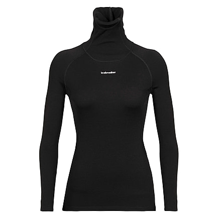 Icebreaker 300 MerinoFine Long Sleeve Roll Neck Thermal Top - Women's ...