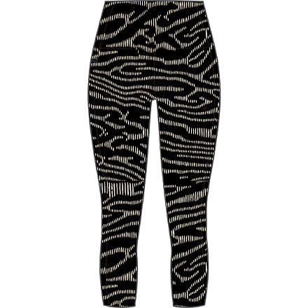 Icebreaker Fastray High Rise 3/4 Topo Lines Tights - Women's — CampSaver