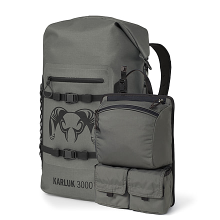 KUIU Karluk 3000 Roll Top Dry Backpack Set in Stone 1C1B1869 — CampSaver
