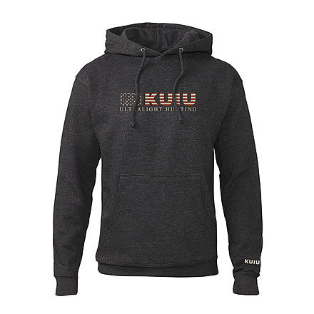 KUIU Patriotic Logo Hoodie in Charcoal Size 3XL 77F7FFB6 — CampSaver