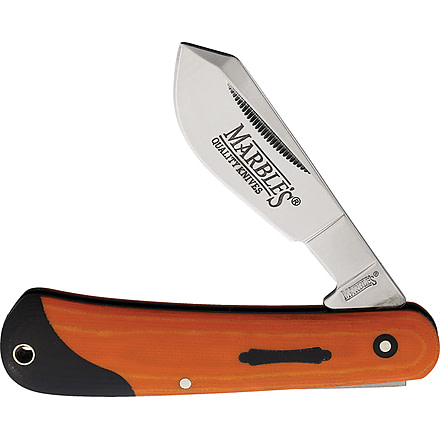 Marbles Orange G10 Cotton Sampler Folding Knife — CampSaver
