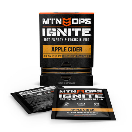 MTN OPS Hot Ignite Supercharged Energy Drink, 20 Trail Packs — CampSaver