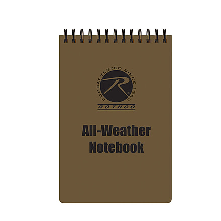Rothco All Weather Waterproof Top Spiral Notebook, 4x6in 44800 , 13% ...