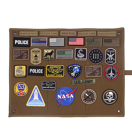 Rothco 's Hanging Roll-Up Morale Patch Board 9010 , 14% Off — CampSaver