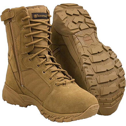 Smith & Wesson Breach 2.0 8in Side Zip Tactical Boot - Mens — CampSaver