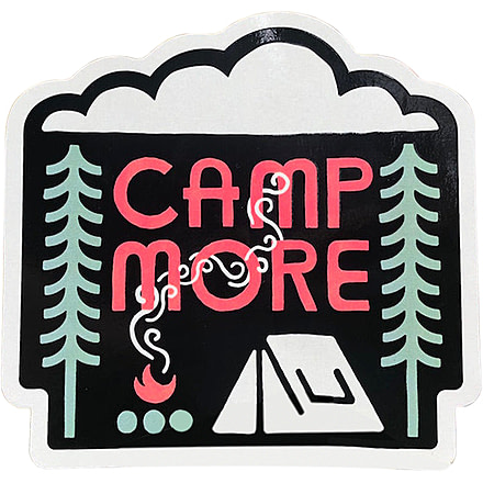 Sticker Art Camp More Sticker — CampSaver