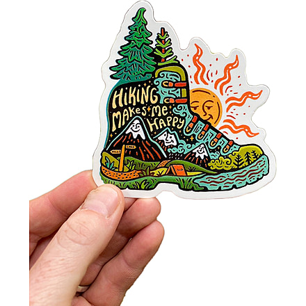 Sticker Art Makes Me Happy Sticker HAPPY — CampSaver