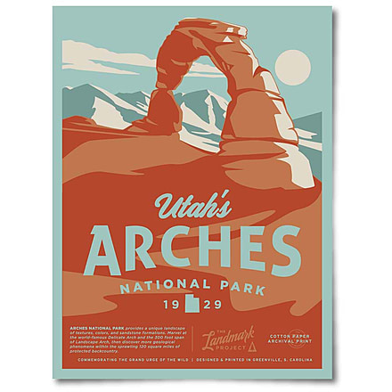 The Landmark Project Arches National Park Poster — CampSaver