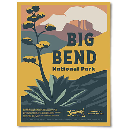 The Landmark Project Big Bend National Park Poster — CampSaver