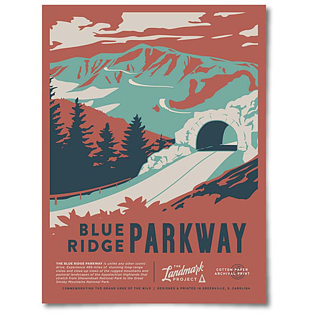 The Landmark Project Blue Ridge Parkway Poster — CampSaver