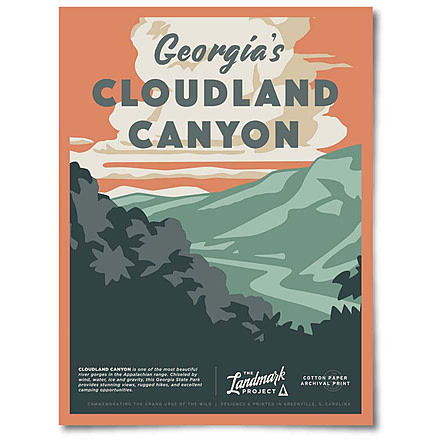 The Landmark Project Cloudland Canyon State Park Poster — CampSaver