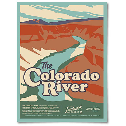 The Landmark Project Colorado River Poster — CampSaver