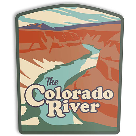 The Landmark Project Colorado River Sticker — CampSaver