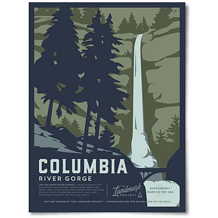 The Landmark Project Columbia River Gorge Poster — CampSaver