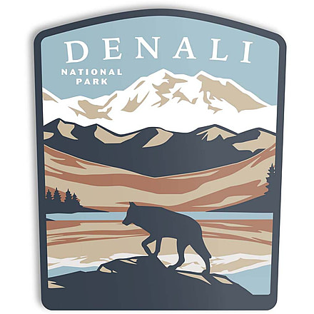 The Landmark Project Denali National Park Sticker — CampSaver