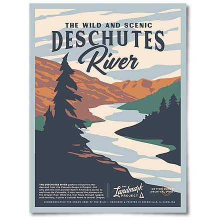 The Landmark Project Deschutes River Poster — CampSaver