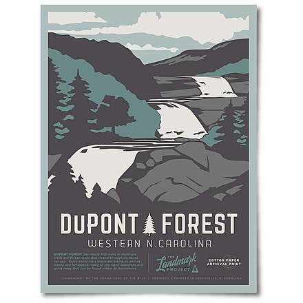 The Landmark Project Dupont State Forest Poster — CampSaver