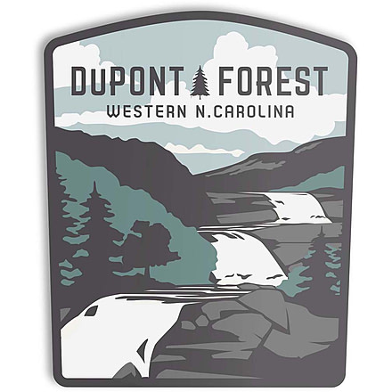 The Landmark Project Dupont State Forest Sticker — CampSaver