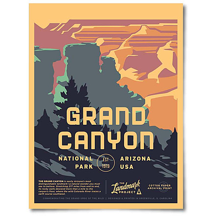 The Landmark Project Grand Canyon National Park South Rim Poster ...