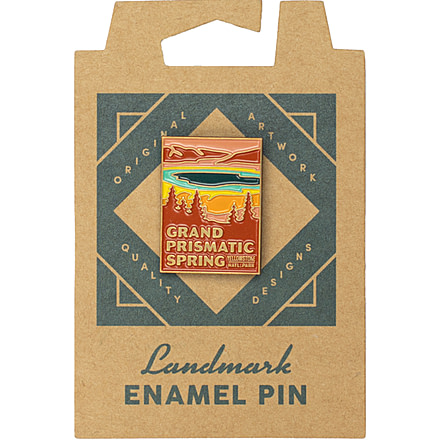 The Landmark Project Grand Prismatic Spring Enamel Pin — CampSaver