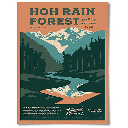The Landmark Project Hoh Rainforest Poster — CampSaver