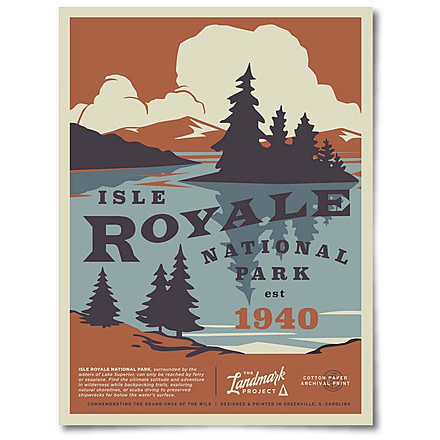 The Landmark Project Isle Royale National Park Poster — CampSaver