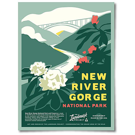 The Landmark Project New River Gorge National Park Poster — CampSaver