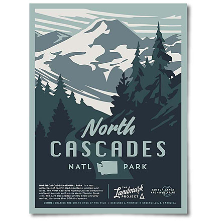 The Landmark Project North Cascades National Park Poster — CampSaver