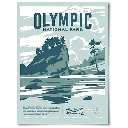The Landmark Project Olympic National Park Poster — CampSaver