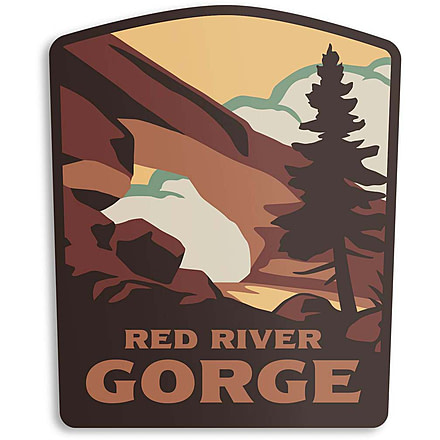 The Landmark Project Red River Gorge Sticker — CampSaver