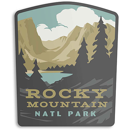 The Landmark Project Rocky Mountain National Park Sticker — CampSaver