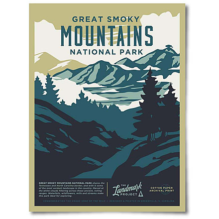 The Landmark Project Smoky Mountains National Park Poster — CampSaver