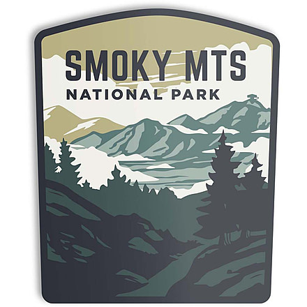 The Landmark Project Smoky Mountains National Park Sticker — CampSaver