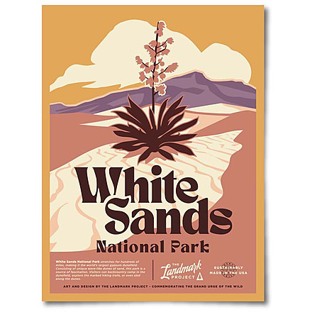 The Landmark Project White Sands National Park poster — CampSaver